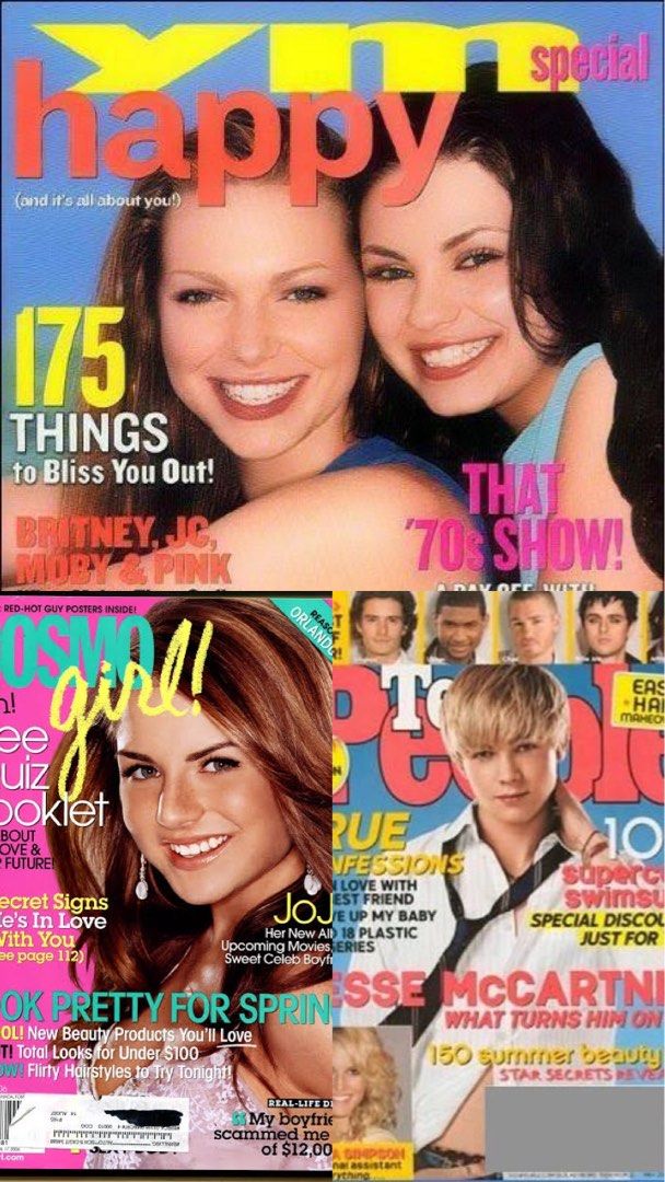 LF: 2000s 90s TEEN MAGAZINES on Carousell