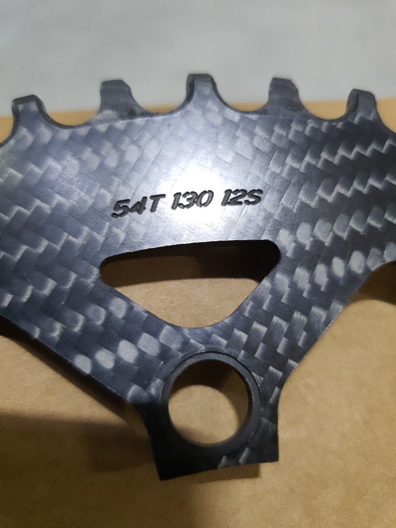 Lightworks 54T full carbon Chainring for Brompton, Sports Equipment ...