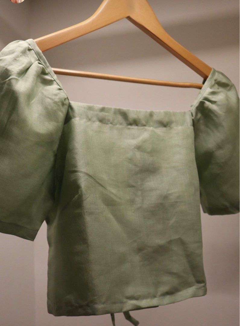 Linen filipiniana top (2 tops) on Carousell