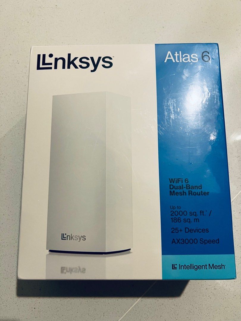 Linksys Atlas 6 Router Mesh Wifi 6, Computers & Tech, Parts ...