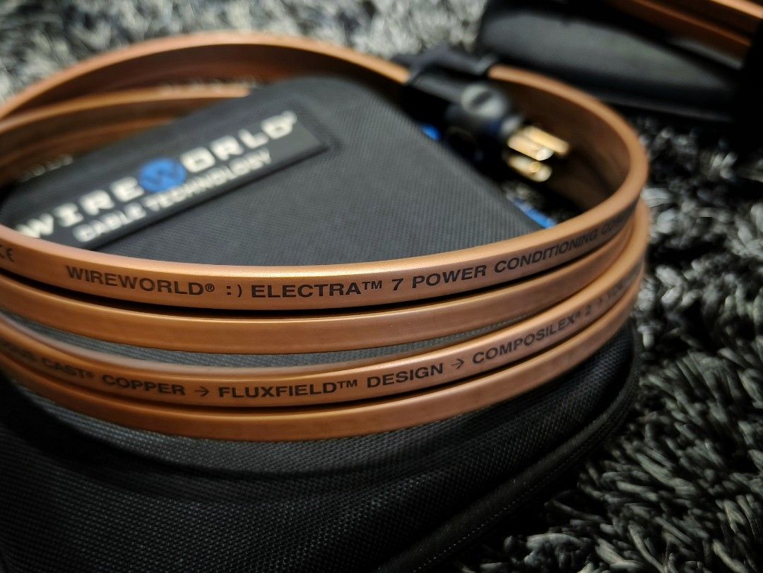 LNIB WIREWORLD Electra 7 Power Conditioning Cord 1.5M, Audio, Other Audio Equipment on Carousell
