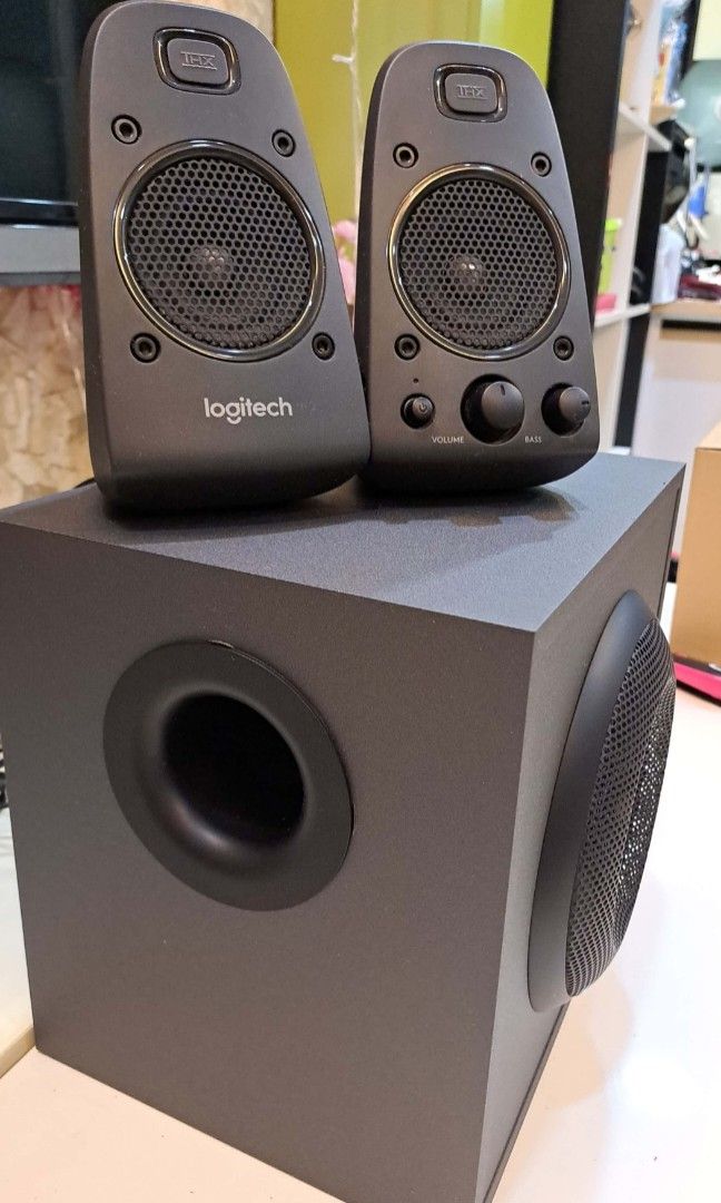 Logitech Z625 Gaming Speaker System with Subwoofer and Optical Input, Audio, Soundbars, Speakers ...