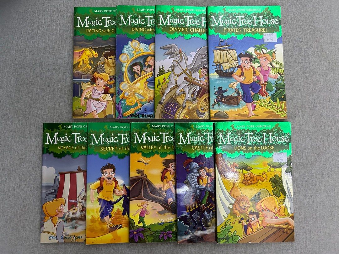 Magic Tree House 9 titles, Hobbies & Toys, Books & Magazines, Fiction ...