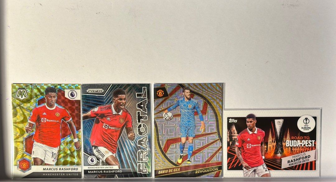 Manchester United Lot of 4 (Marcus Rashford, David De Gea), Hobbies ...