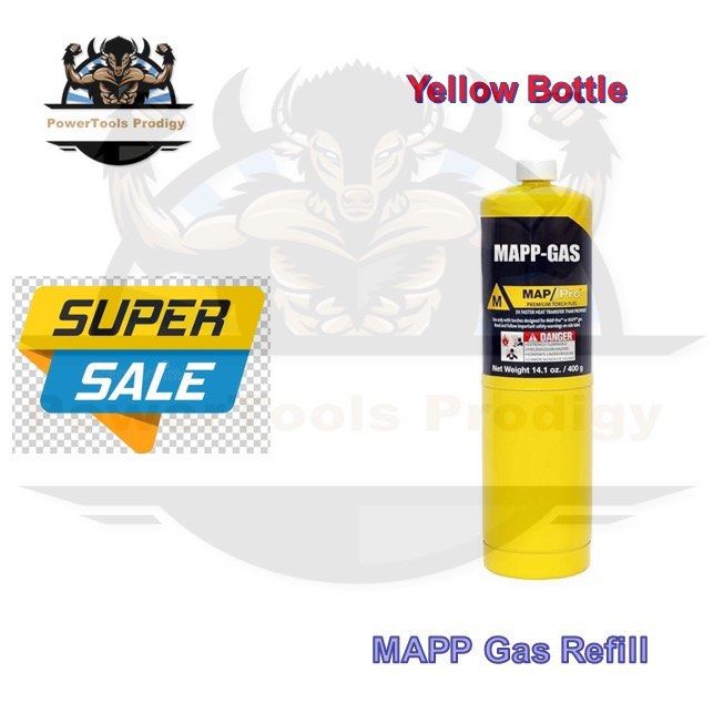 Mapp gas refill 450g for copper soldering / brazing / welding ...