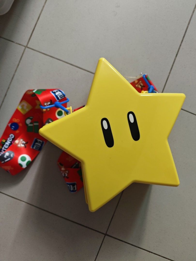 Mario star popcorn bucket, Hobbies & Toys, Memorabilia & Collectibles ...