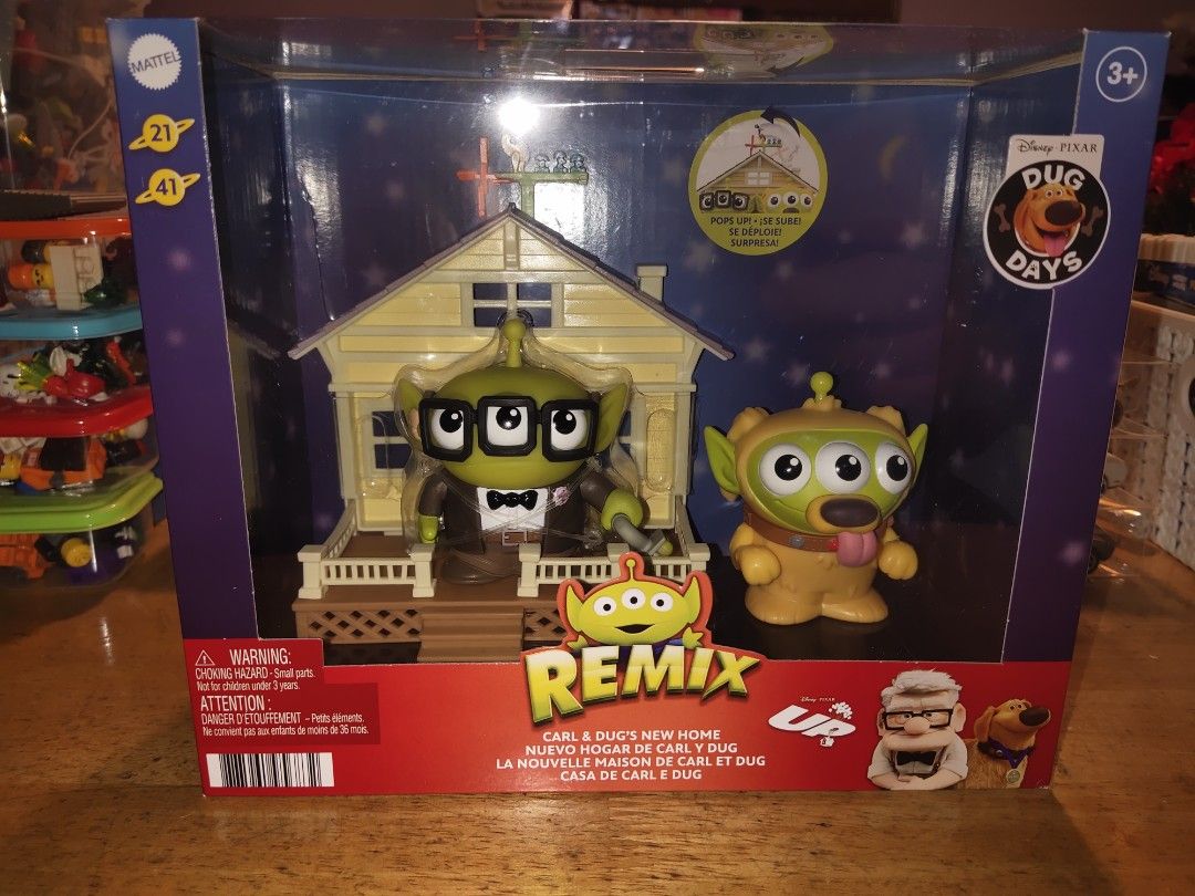 Mattel Alien Remix Disney's UP Carl & Dug's New Home toy collectibles ...