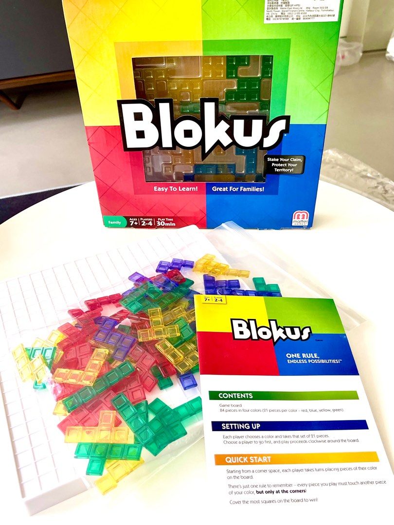 Mattel Games Blokus, Hobbies & Toys, Toys & Games on Carousell