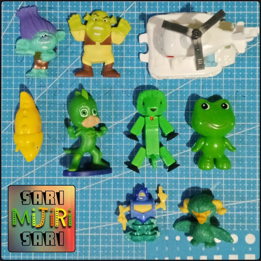 McDonald's Happy Meal and other mini toys • Thomas Train • Shrek ...