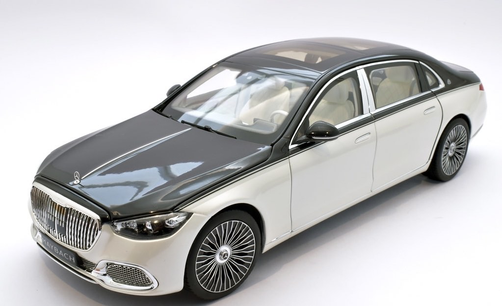 Mercedes Maybach S-Class 1:18 Two Tone Norev, Hobbies & Toys, Toys ...