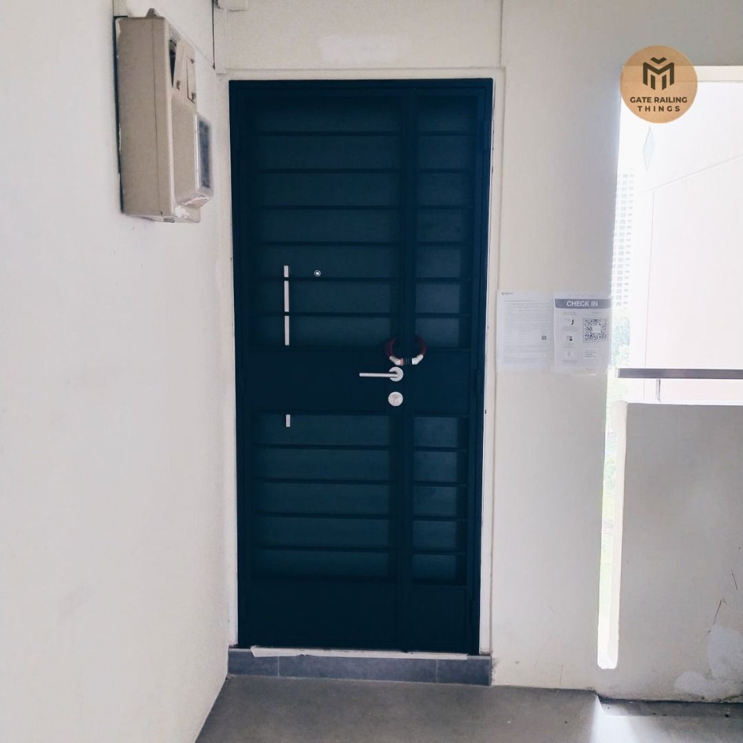 Mild Steel/Wrought Iron Gate/HDB door/Resale BTO Gate/Modern Gate ...