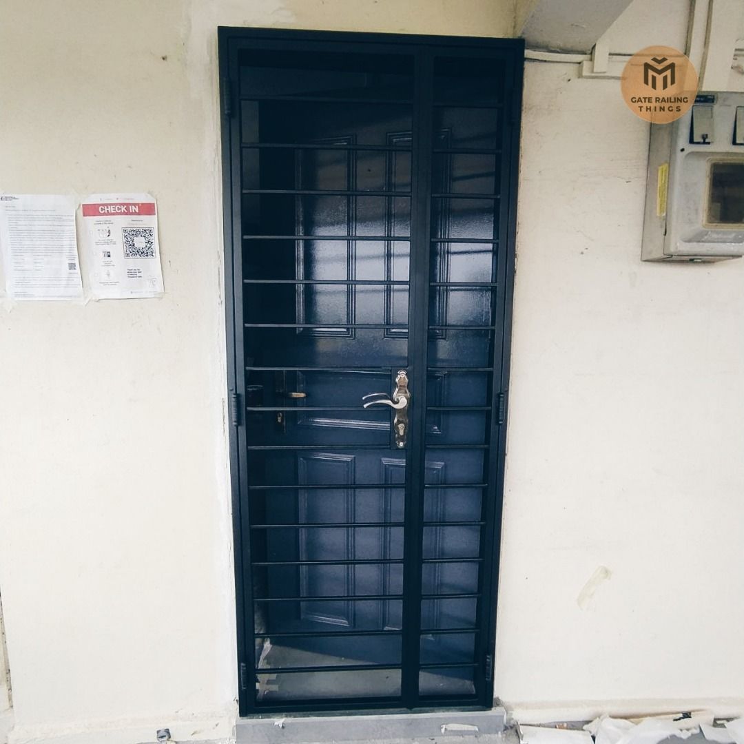 Mild Steel/Wrought Iron Gate/HDB door/Resale BTO Gate/Modern Gate ...
