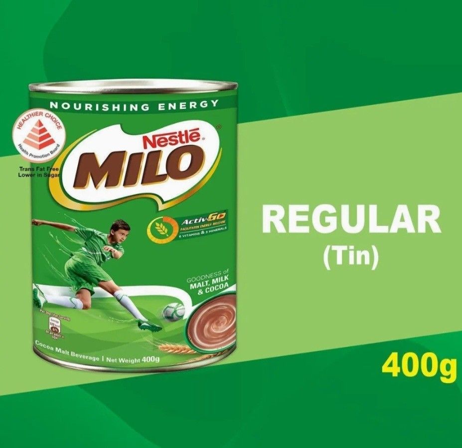 Milo Instant Chocolate Malt Drink Powder 400g, Food & Drinks, Beverages ...