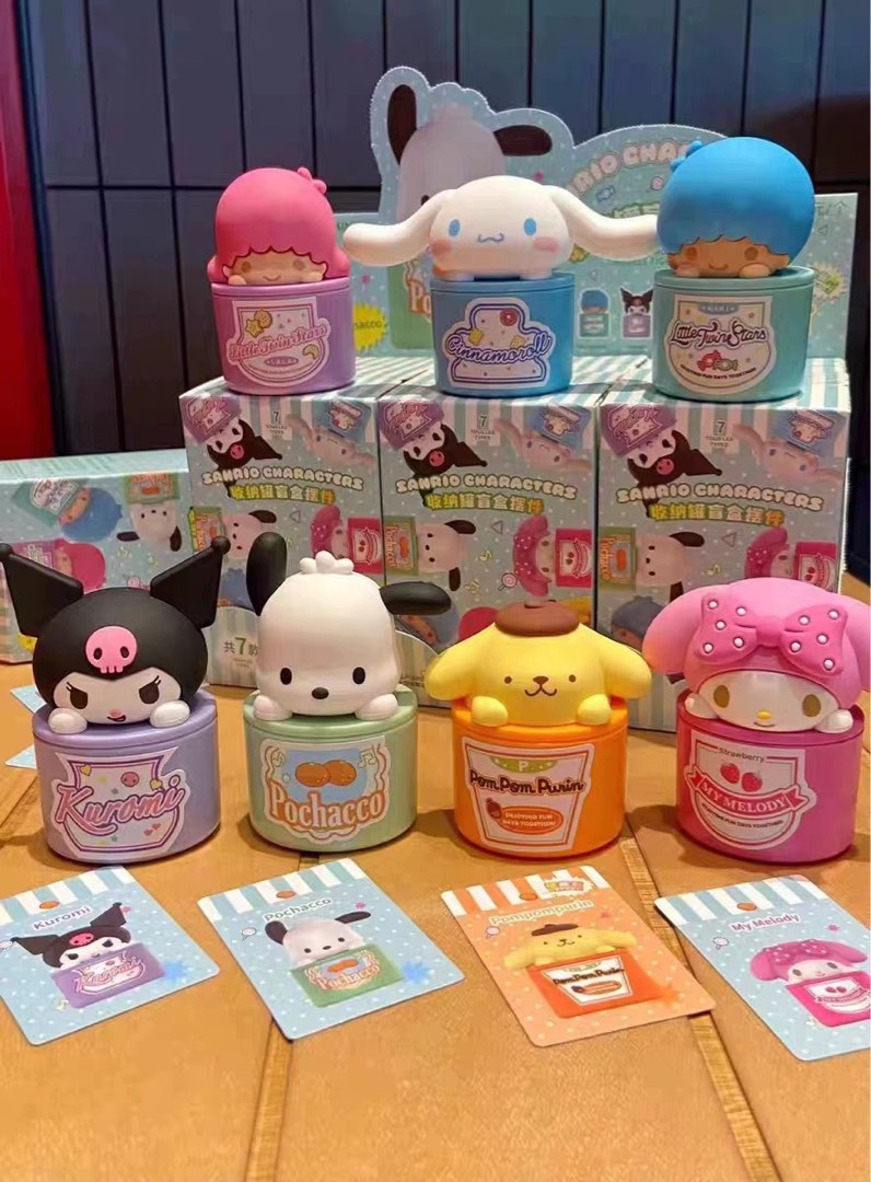 Miniso Sanrio Characters 盲盒 收納罐擺件 PC 狗 Pochacco, 興趣及遊戲, 玩具 & 遊戲類 ...