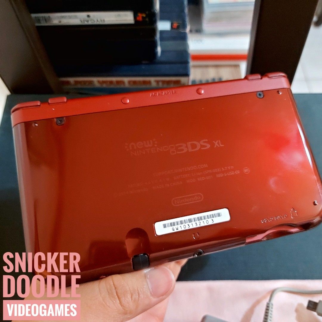 [MINT] New Nintendo 3DS XL Metallic Red US Region Non-CFW, Video Gaming ...