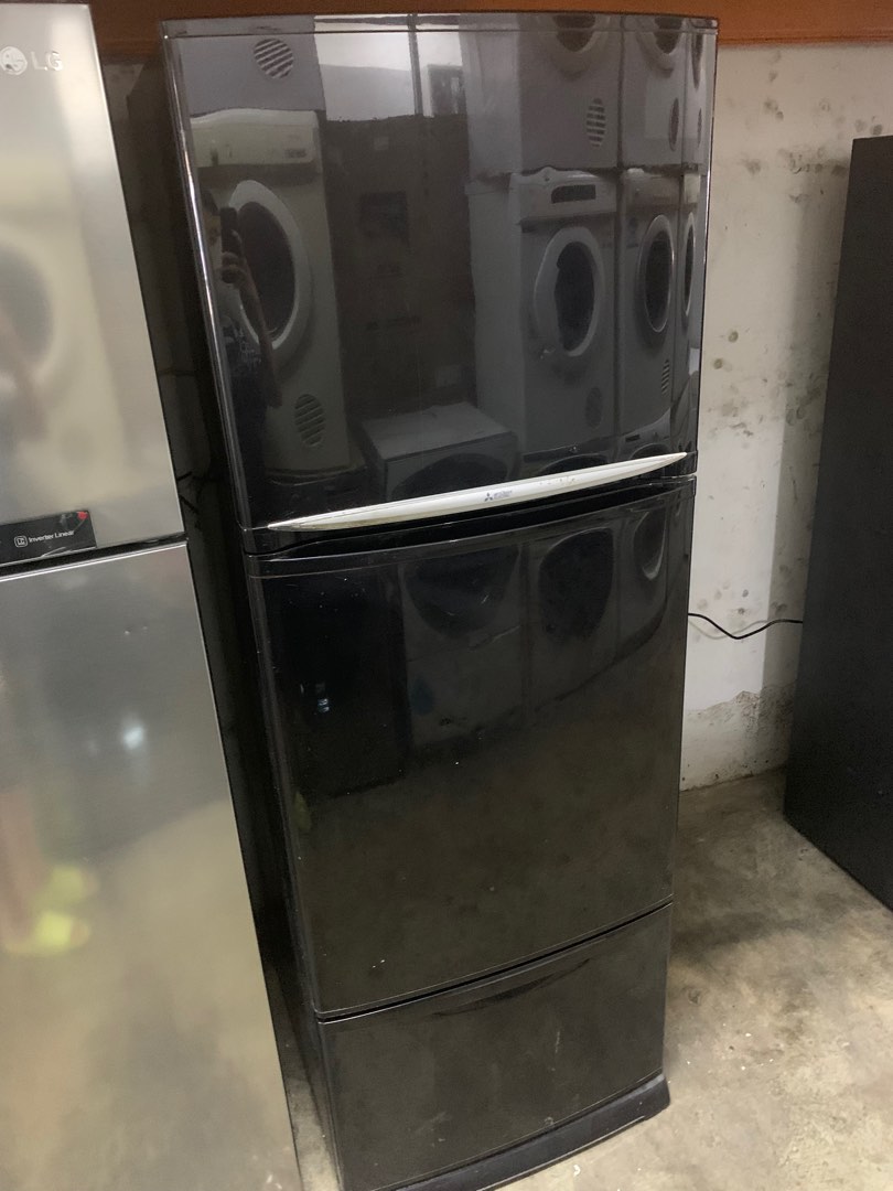 Mitsubishi 3Ticks 3Doors Fridge, 343L, TV & Home Appliances, Kitchen ...