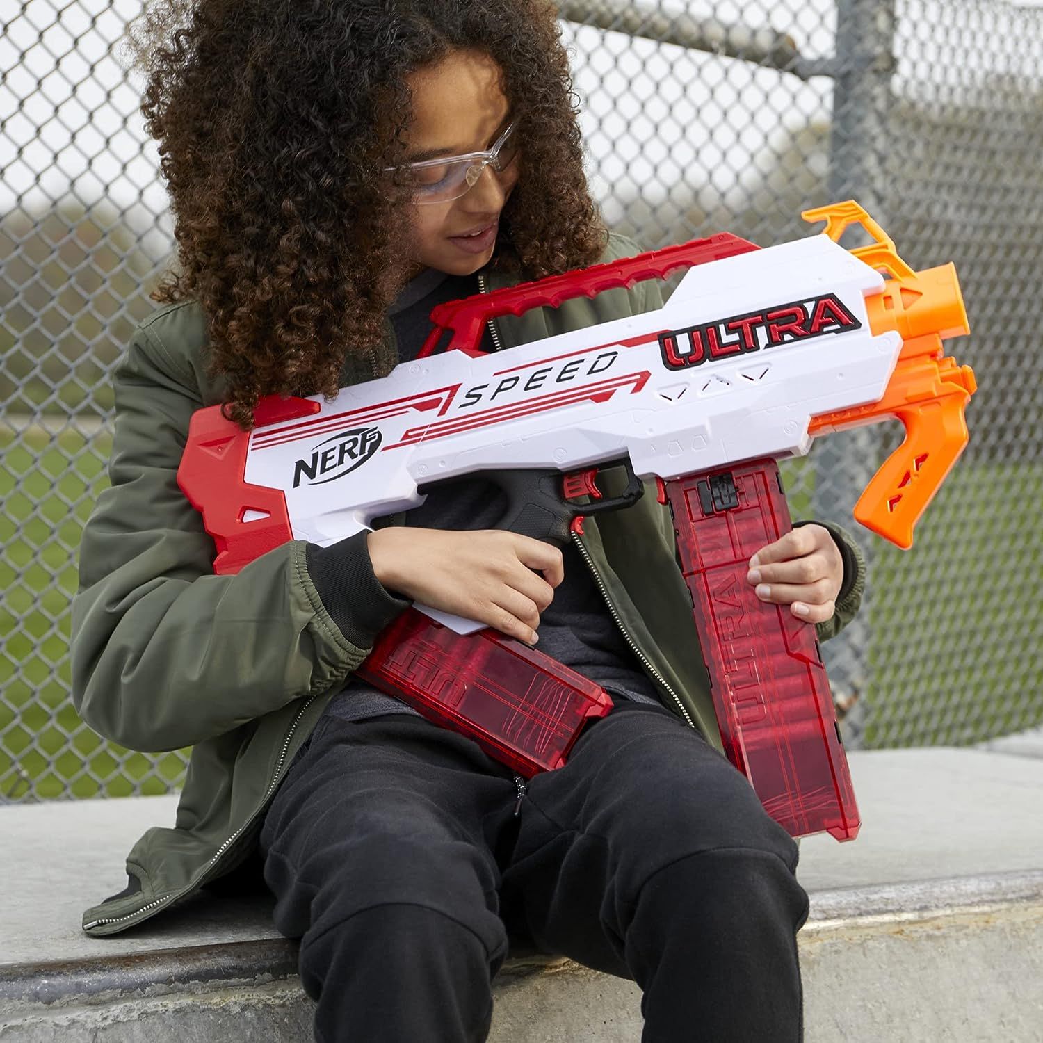 NERF Ultra Speed Fully Motorized Blaster, Fastest Firing Nerf Ultra ...