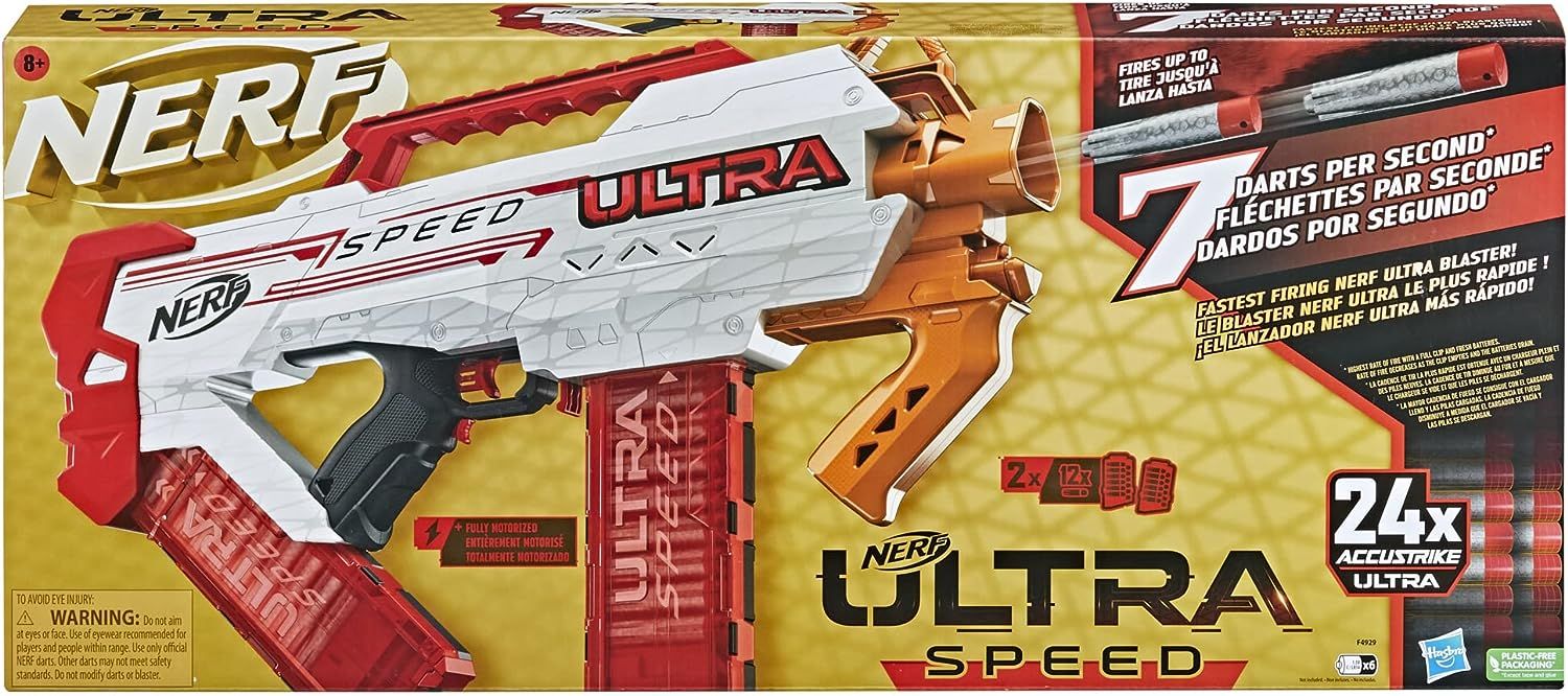 NERF Ultra Speed Fully Motorized Blaster, Fastest Firing Nerf Ultra ... NERF Ultra Speed Fully Motorized Blaster, Fastest Firing Nerf Ultra ...