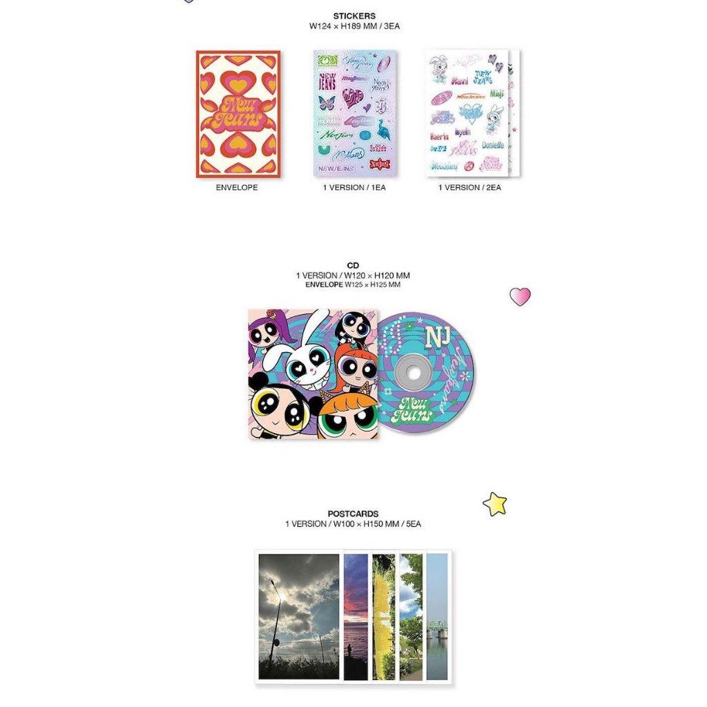 NEWJEANS - GET UP (THE POWERPUFF GIRLS X NJ BOX VER), Hobbies & Toys ...