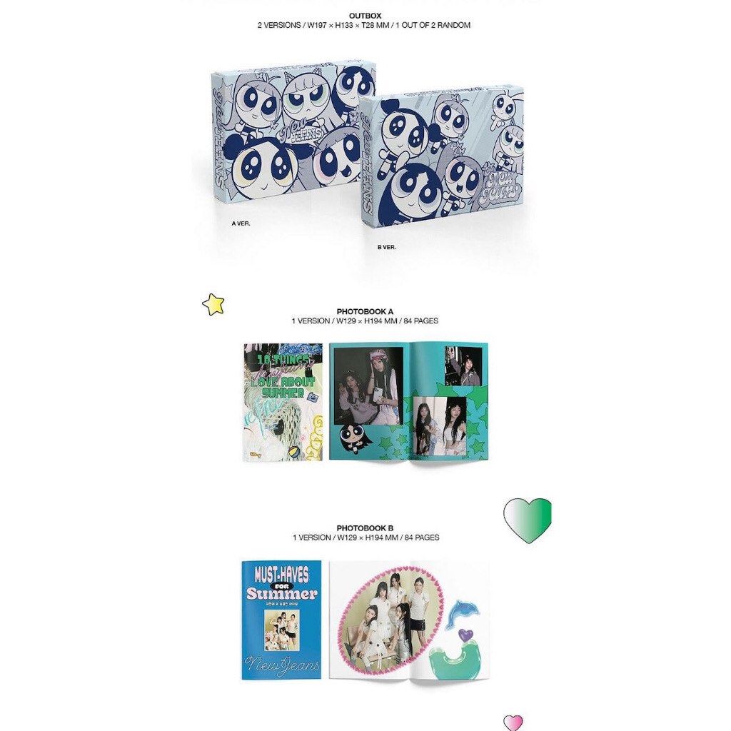 NEWJEANS - GET UP (THE POWERPUFF GIRLS X NJ BOX VER), Hobbies & Toys ...