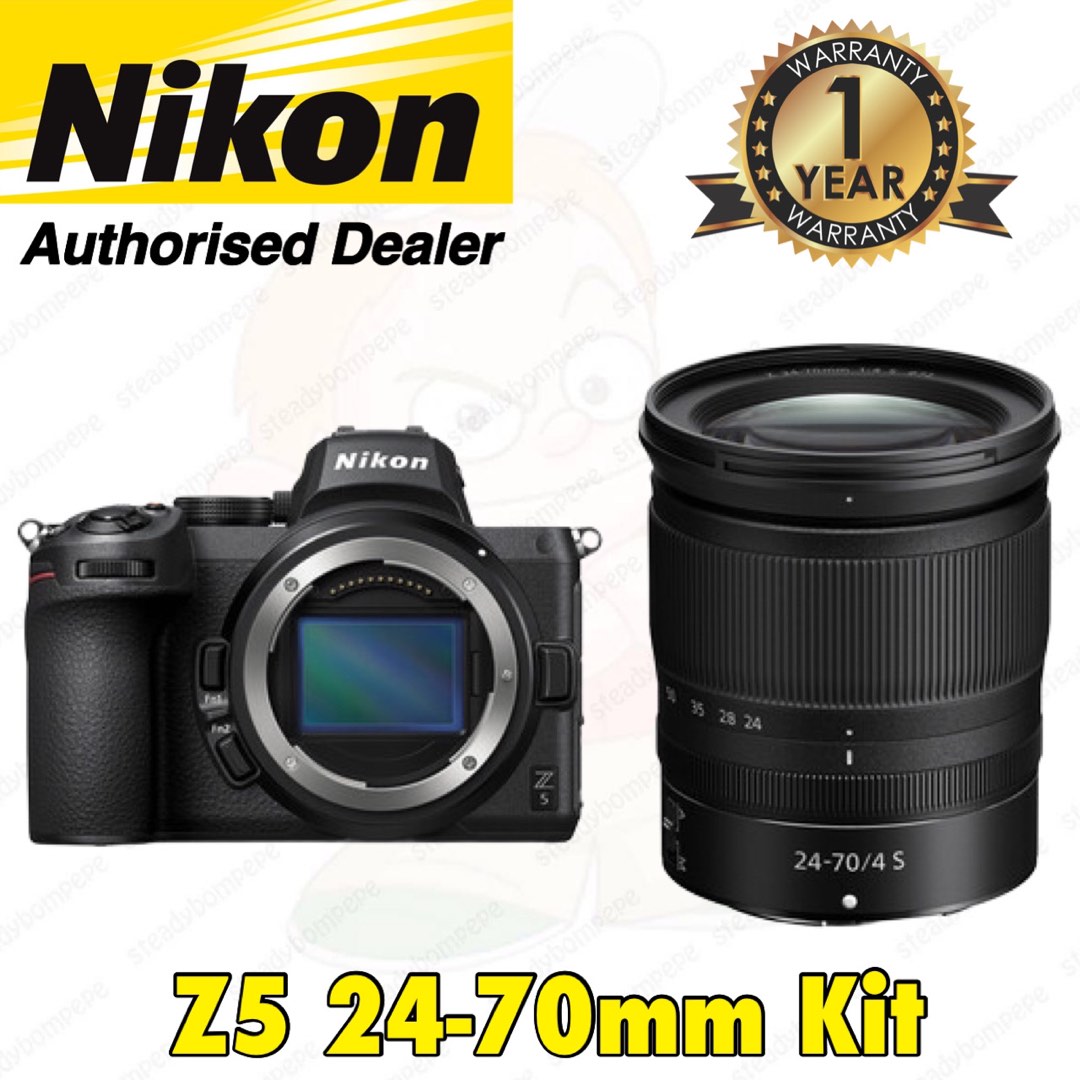 Nikon Z5 (24-70mm F4) Kit, Photography, Cameras on Carousell
