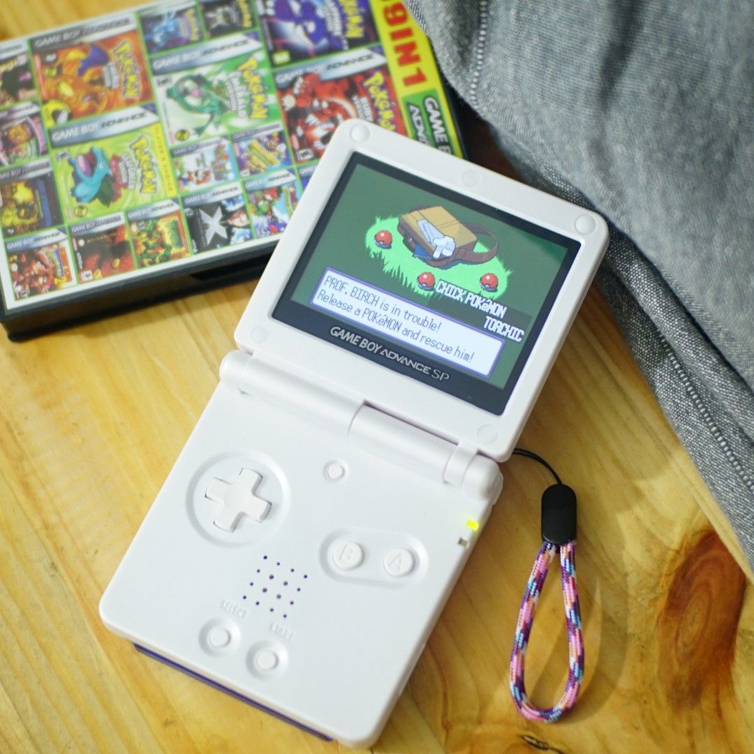 nintendo gameboy advance sp mod ips screen bundle, Video Game, Konsol ...