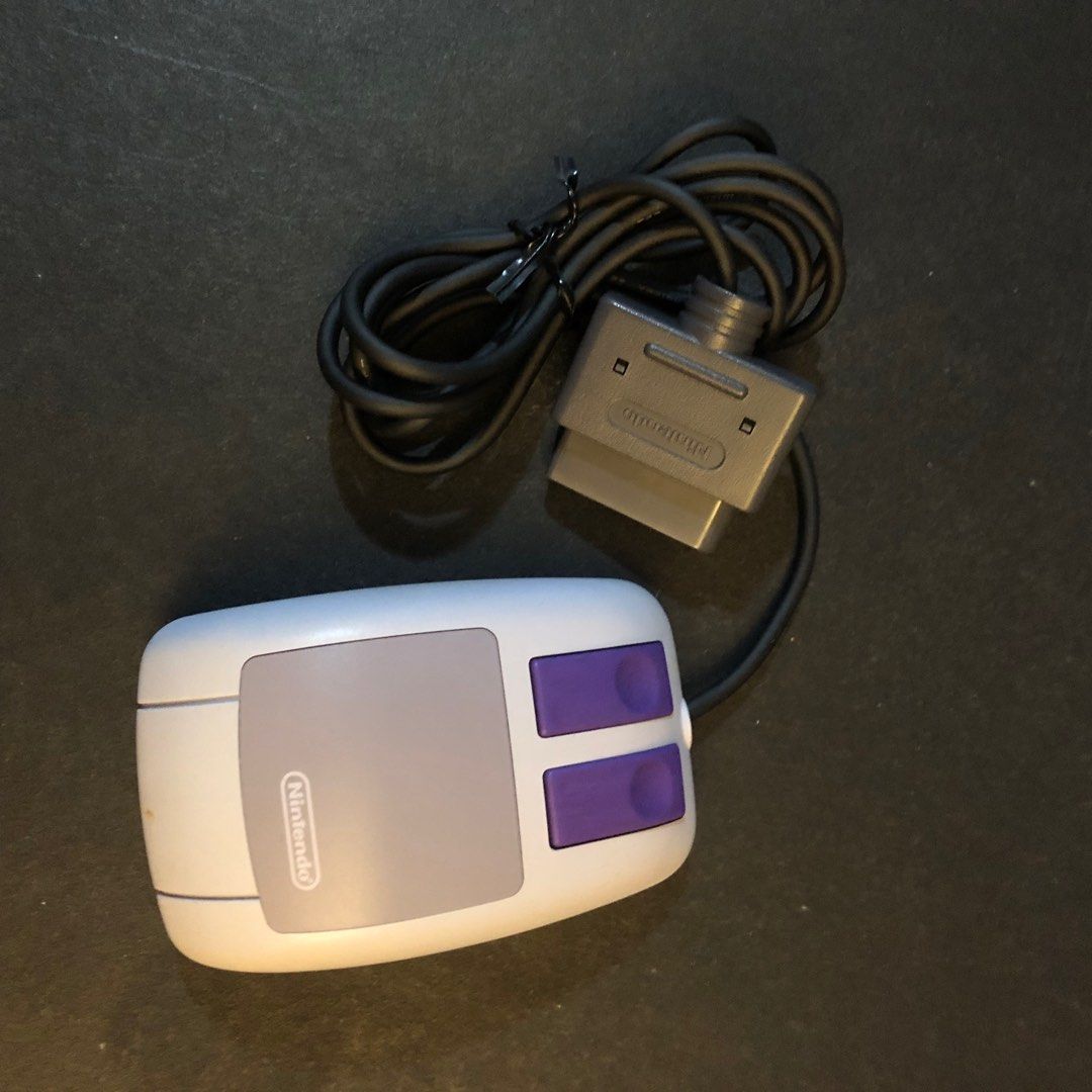 Nintendo Super Famicom Super Mario Paint Cartridge and Mouse with box ...