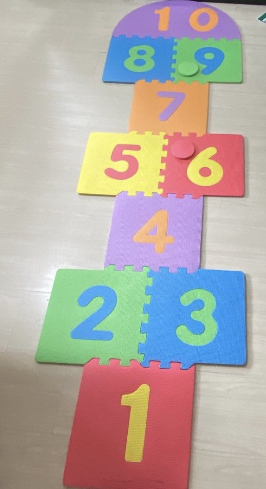 Number Hopscotch Mat, Babies & Kids, Infant Playtime on Carousell