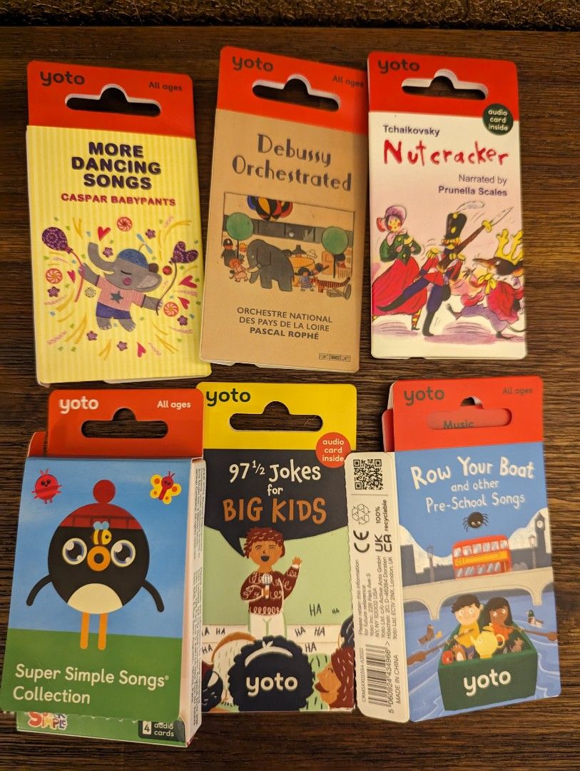 Opened Yoto Cards, Hobbies & Toys, Toys & Games on Carousell