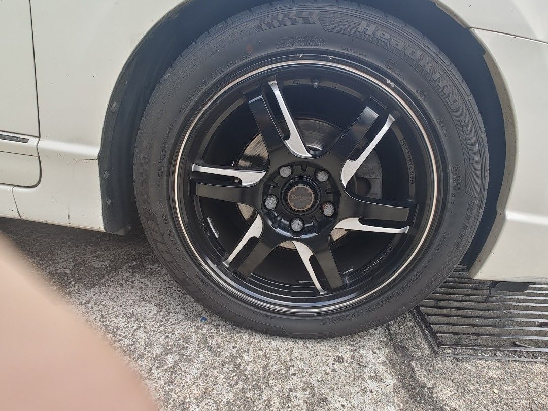 Original Japan Rays Rim, Car Accessories, Tyres & Rims on Carousell