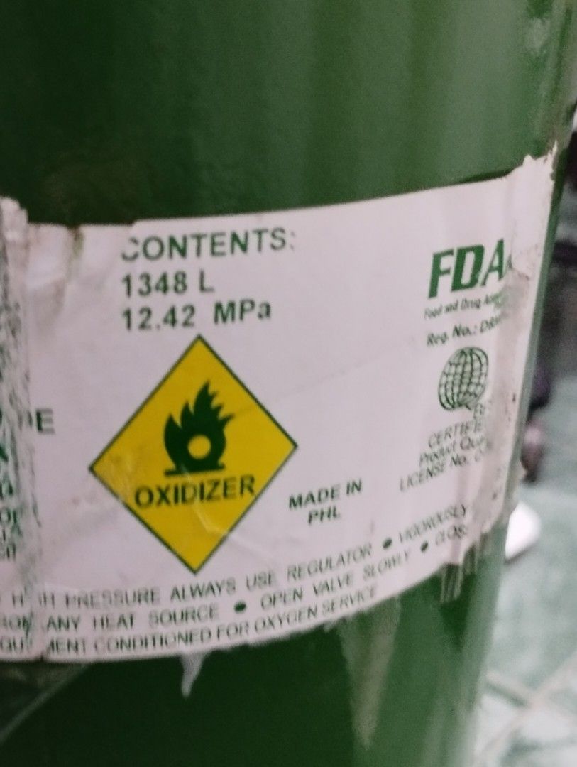 Oxygen Tank 15 lbs., Health & Nutrition, Medical Supplies & Tools on ...