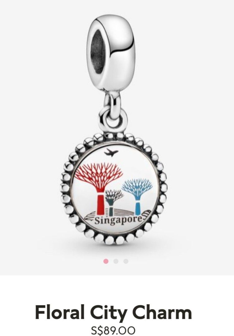 Pandora floral city charm singapore, Women's Fashion, Muslimah Fashion ...