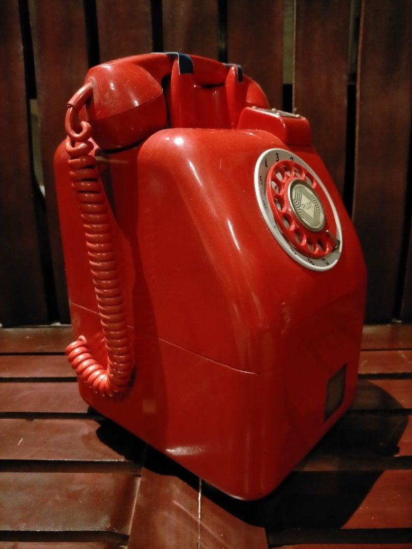 pay phone redphone vintage old phone on Carousell