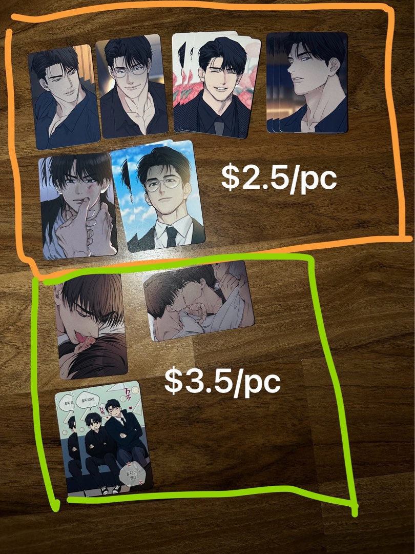 payback random pc bomtoon lezhin photocard BL merch, Hobbies & Toys ...