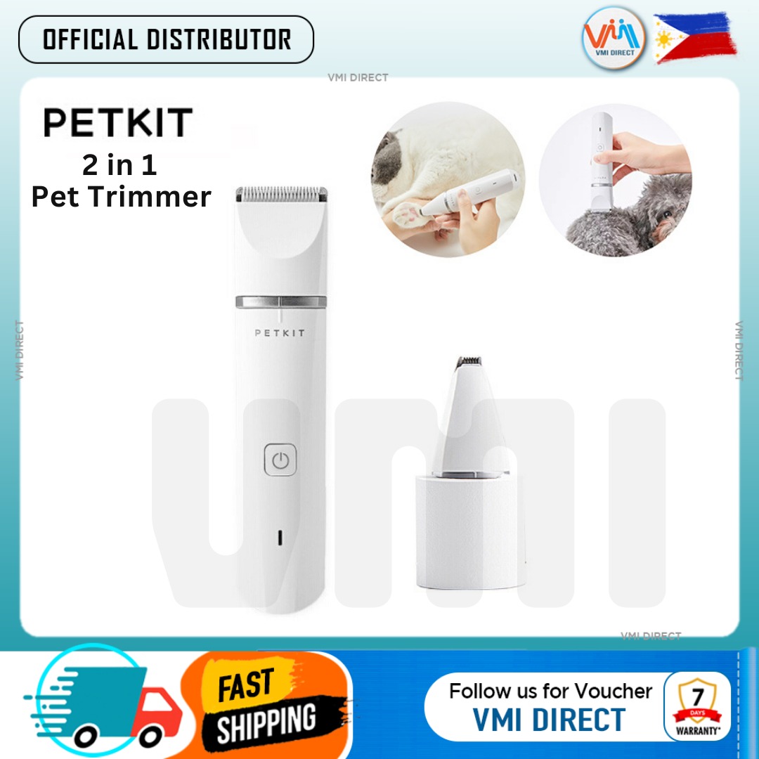 Petkit 2 in 1 Pet Trimmer, White VMI Direct, Pet Supplies, Health & Grooming on Carousell