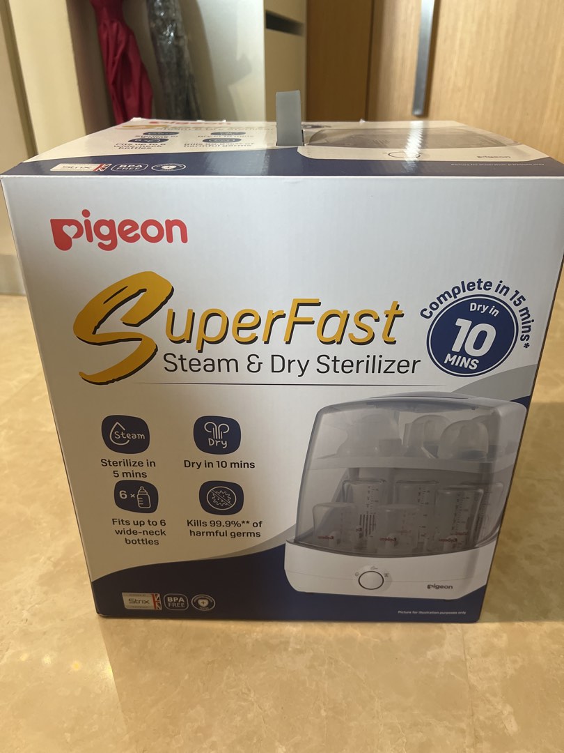 Pigeon SuperFast Steam and Dry Sterilizer, Babies & Kids, Nursing ...