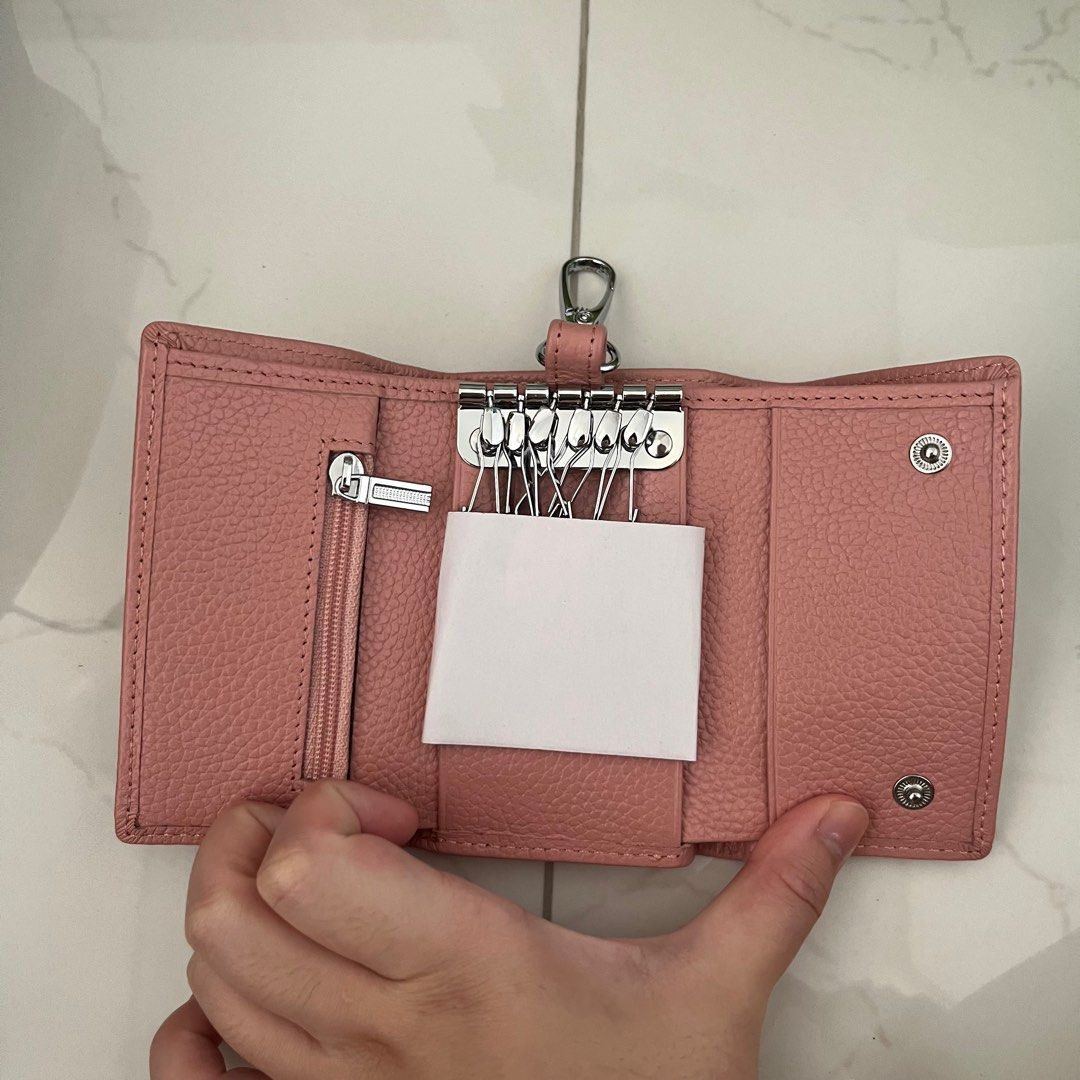 Pink Keypouch, Women's Fashion, Bags & Wallets, Wallets & Card Holders ...