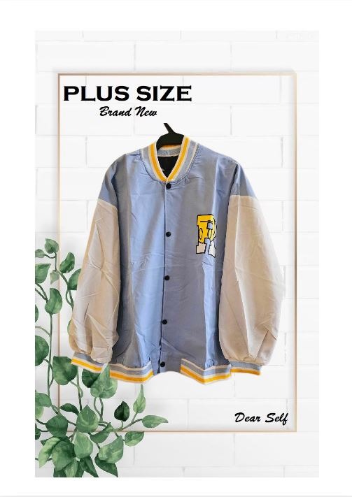 PLUS SIZE Varsity Jacket on Carousell