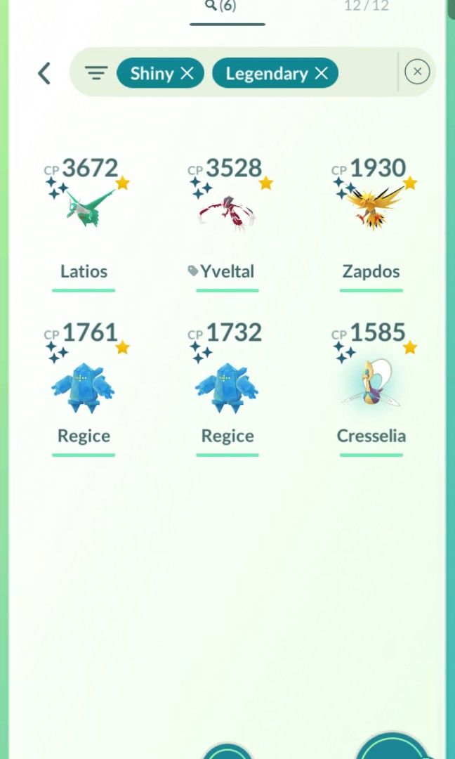 Pokemon Go shiny legendary, Video Gaming, Video Games, Others on Carousell