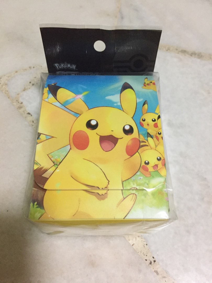 Pokemon TCG Pikachu Deckbox, Hobbies & Toys, Toys & Games on Carousell