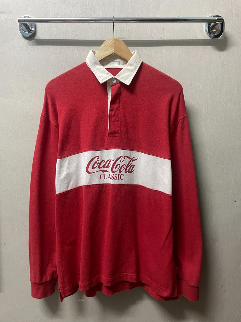 Polo rugby Coca Cola, Men's Fashion, Tops & Sets, Tshirts & Polo Shirts ...