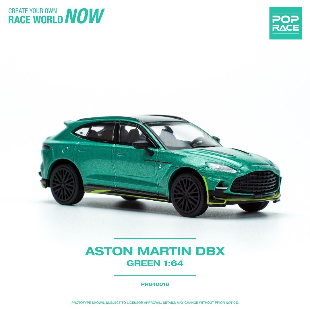 [Pre-Order] Pop Race: 1/64 Aston Martin DBX [British Racing Green ...