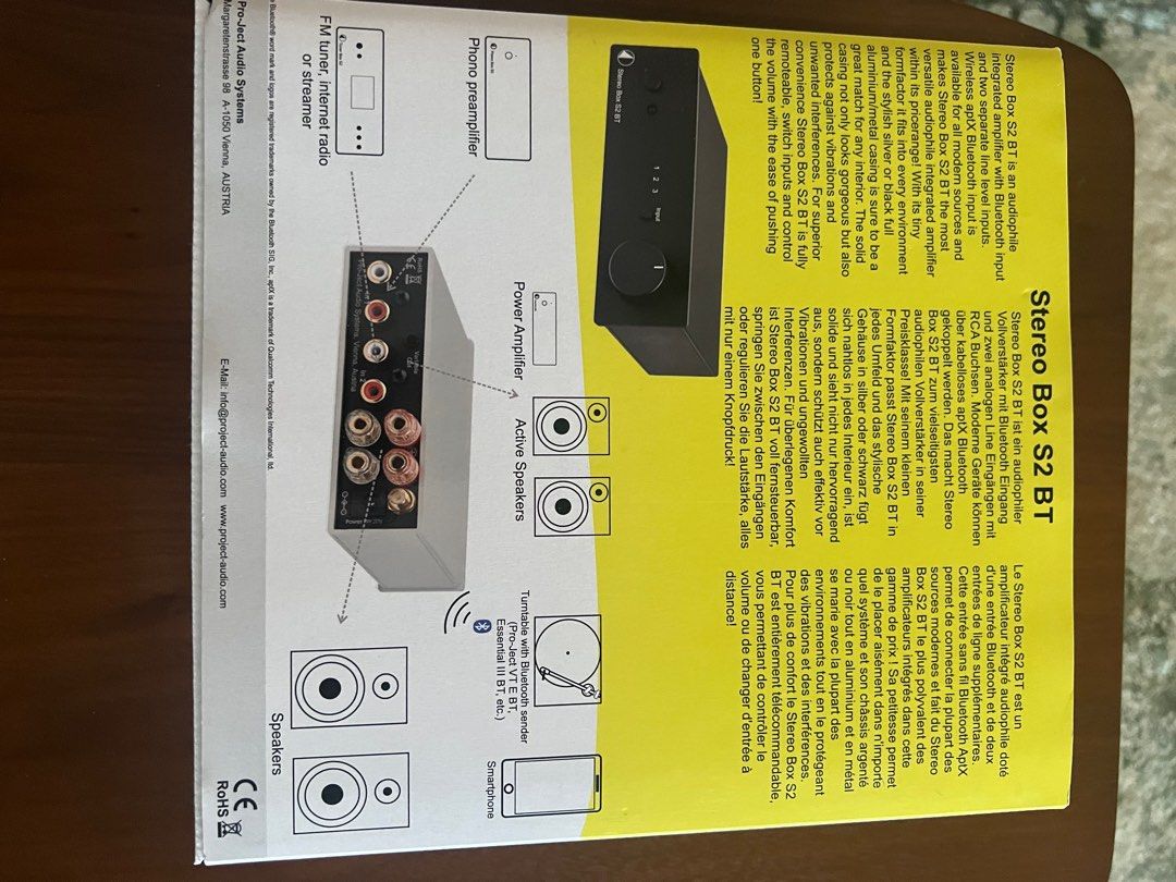 Project turntable Integrated Amplifier, Audio, Soundbars, Speakers ...