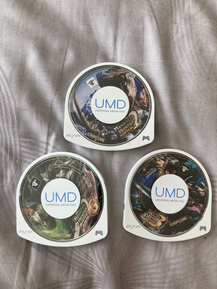 PSP UMD - Monster Hunter Portable 2, 2G, 3, Video Gaming, Video Games ...