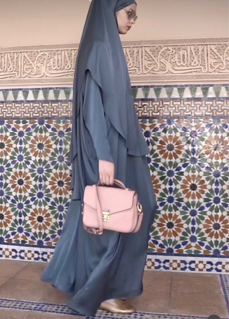 Qaisara set, Women's Fashion, Muslimah Fashion, Kaftans & Jubahs on ...