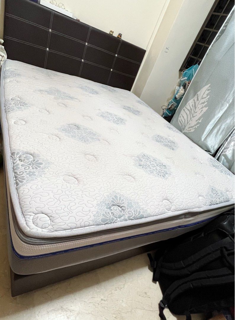 Queen Size Mattress / Bed with Latex , Furniture & Home Living ...