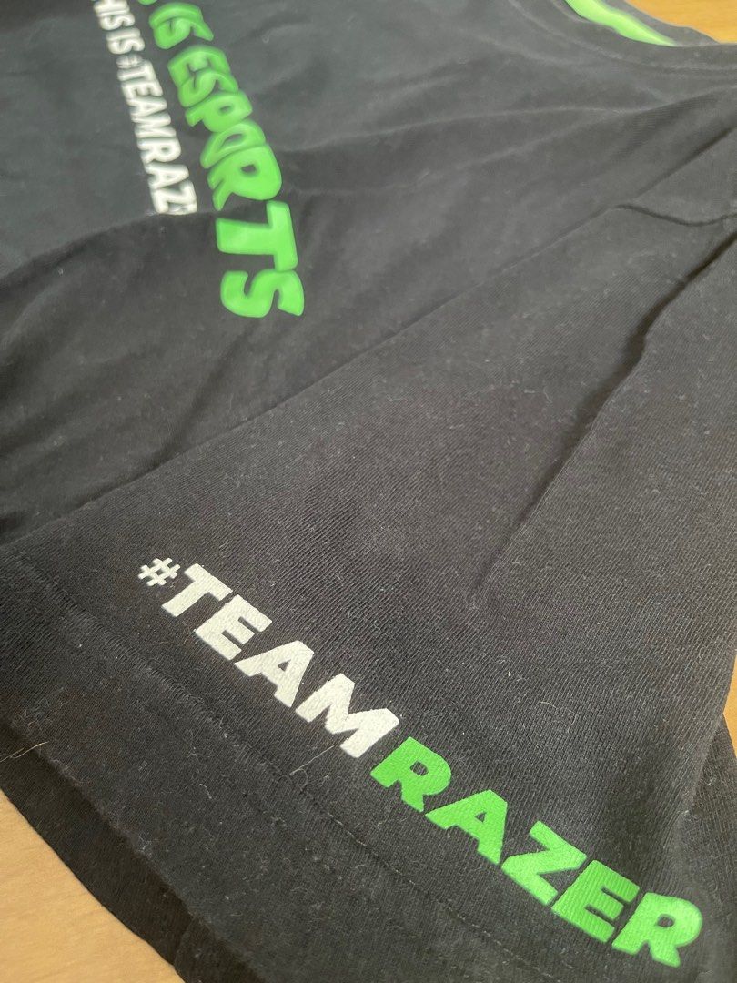 RAZER ESPORTS GAMING SHIRT TEAM RAZER GAMER TSHIRT, Men's Fashion, Tops ...
