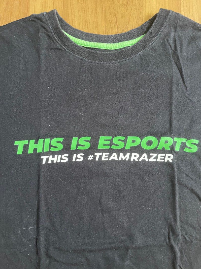 RAZER ESPORTS GAMING SHIRT TEAM RAZER GAMER TSHIRT, Men's Fashion, Tops ...
