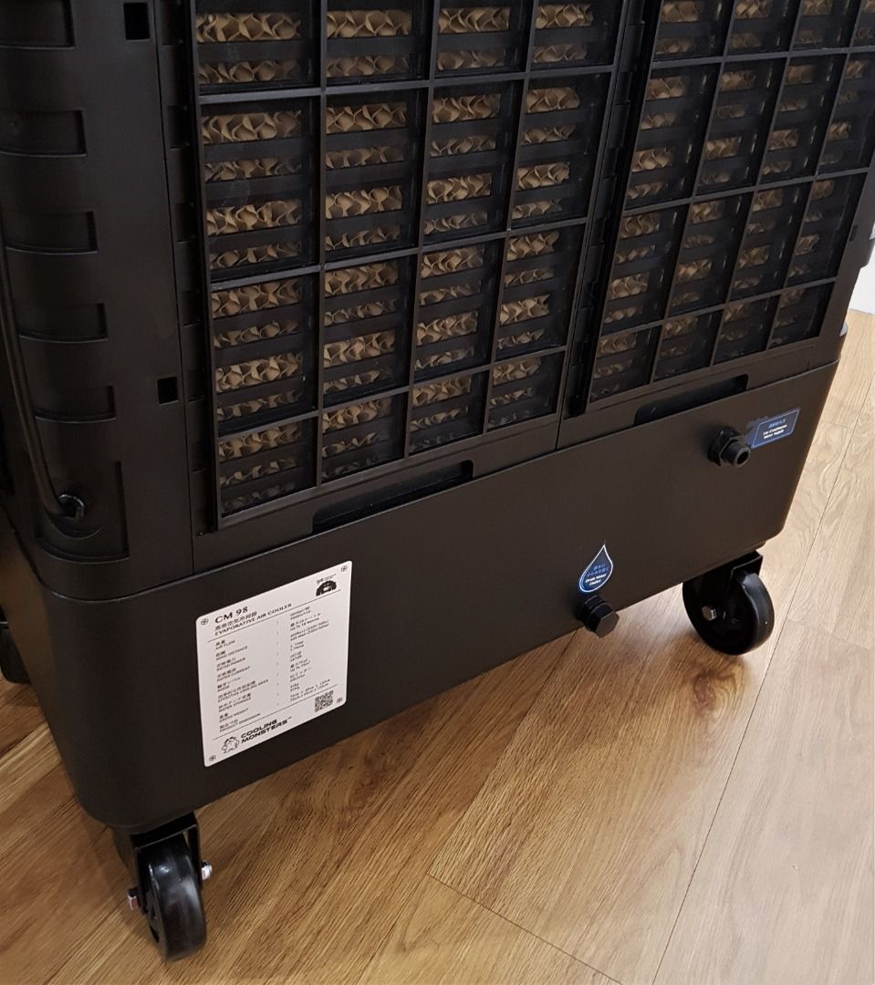 Ready Stocks Cooling Monsters Black Air Cooler | 9500m3/hr | Black ...