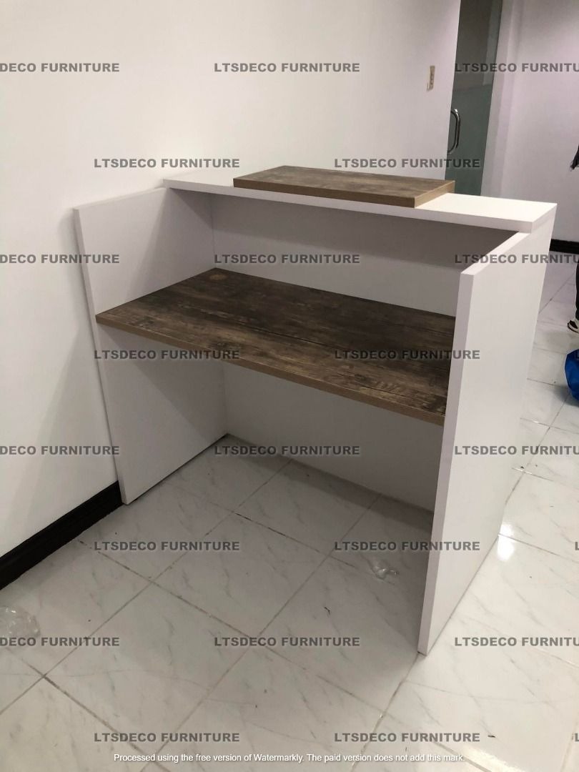 RECEPTION TABLE OFFICE PARTITION FURNITURE on Carousell